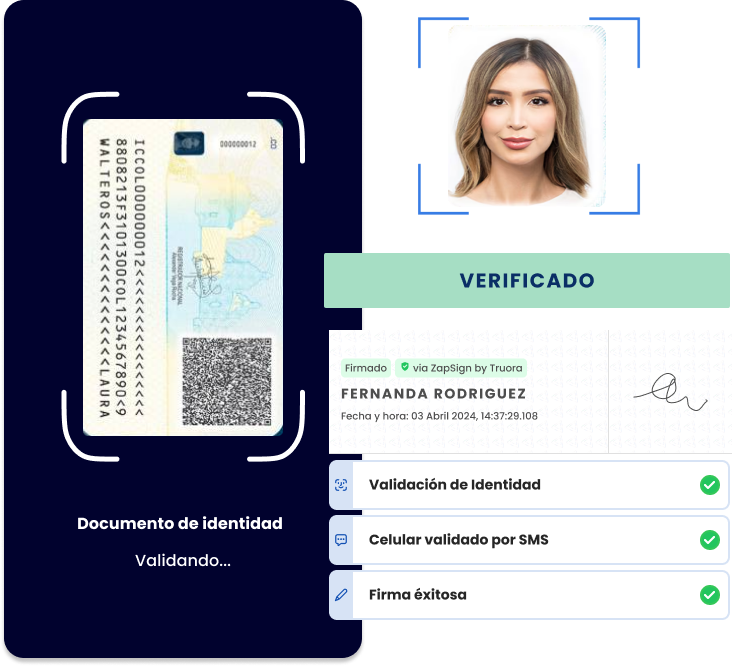ZapSign | Validación de identidad del firmante